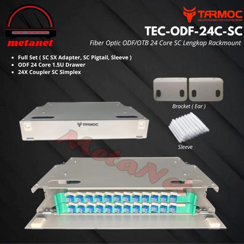 Jual Fiber Optic ODF/OTB 24 Core SC Lengkap Rackmount | ODF 24C SC ...
