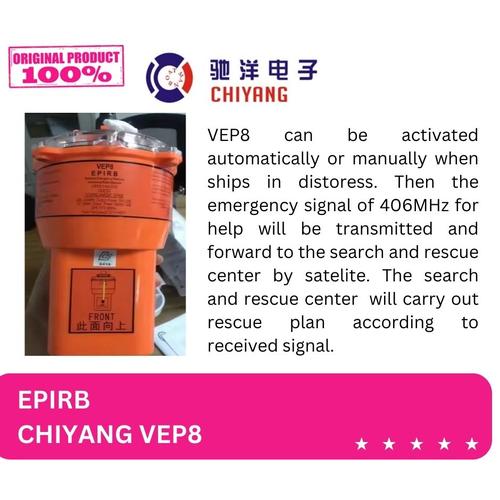 Jual EPIRB CHIYANG VEP8 / EPRIB Sertifikat CCS batre 5 Tahun dan HRu 2 ...