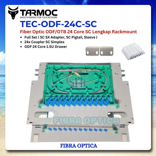Jual Fiber Optic ODF/OTB 24 Core SC Lengkap Rackmount | ODF 24C SC ...