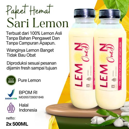 Promo Legend - Paket 2 Botol 500ml Sari Lemon California Murni Premium ...