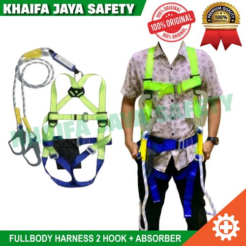 Jual ENGO Fullbody harness double big hook with buffer / Full body ...