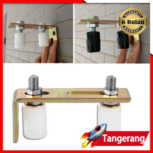 Jual Bracket Roller Nilon Sliding Gate Upper Guide Roller Bracket With ...