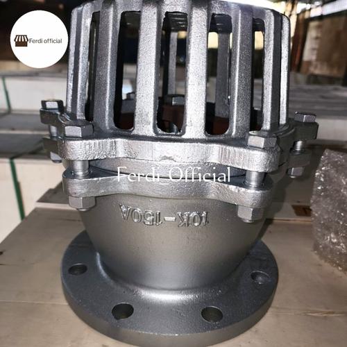 Jual Foot Valve Cast Iron JIS 10K 2" Inch / Saringan Besi Flange DN50 ...