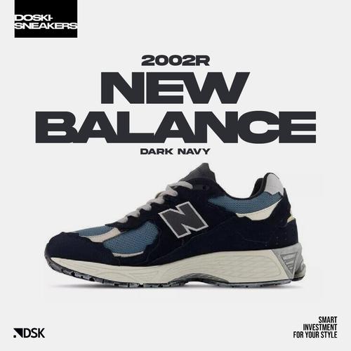 Promo New Balance 2002R Protection Pack Dark Navy 100% Original ...