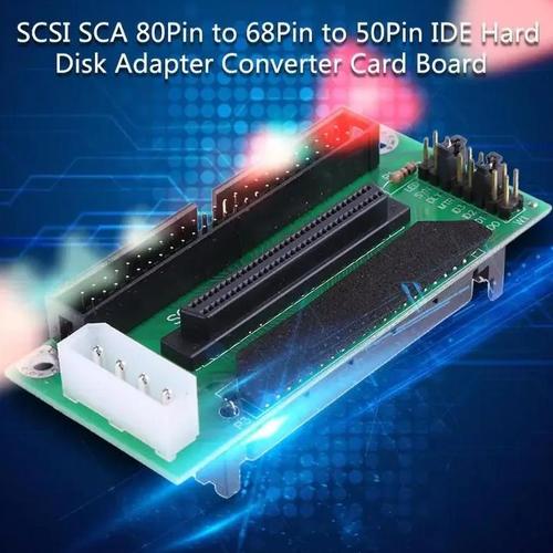 Jual READYSTOK ALLOYSEED SCSI SCA 80 PIN TO 68 50 PIN SCSI ADAPTER SCA 80 PIN TO SCSI 68 IDE 50 ...