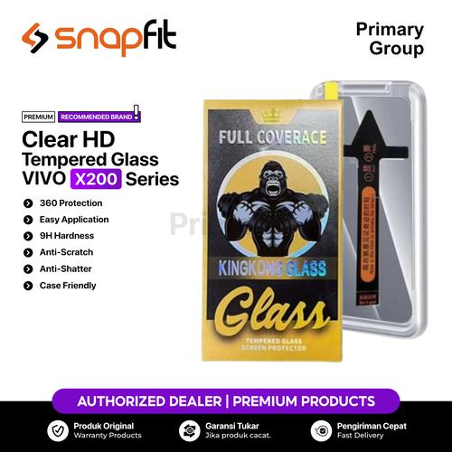 Jual Tempered Glass Vivo X200 Vivo X200 Pro SNAPFIT HD Clear Full Cover with Tray - Vivo X200 ...