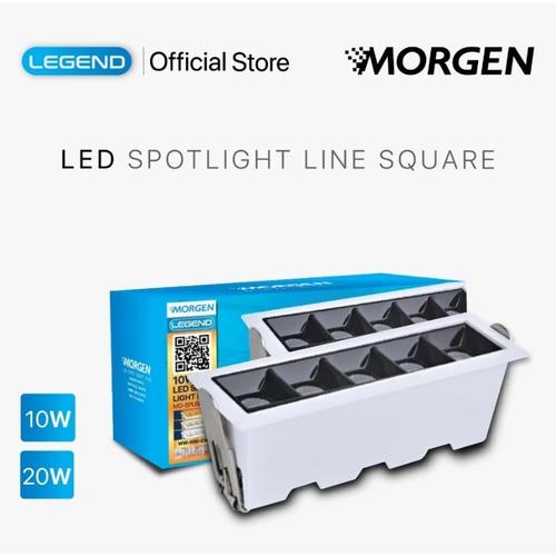 Promo MORGEN - LAMPU LED SPOTLIGHT LINE SQUARE LEGEND SERIES MGSPL60806 ...
