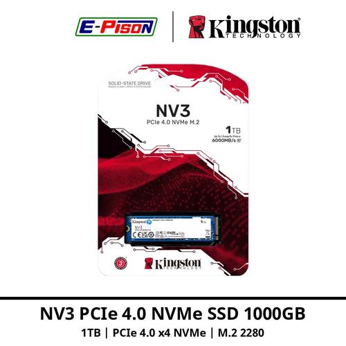Jual SSD M2 NVME 1TB PCIe Gen4 x4 Kingston NV3 PCIe 4.0 NVMe SSD SNV3S ...