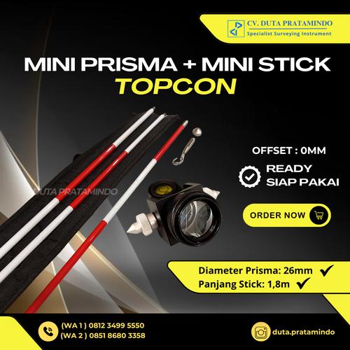 Jual MINI PRISMA / PRISM MINI MODEL TOPCON + MINI STICK POLE - Kota ...