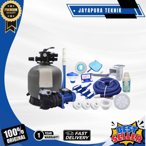 Jual Mesin Pompa Air Kolam Renang 1HP Sand Filter Emaux Paket Kolam ...