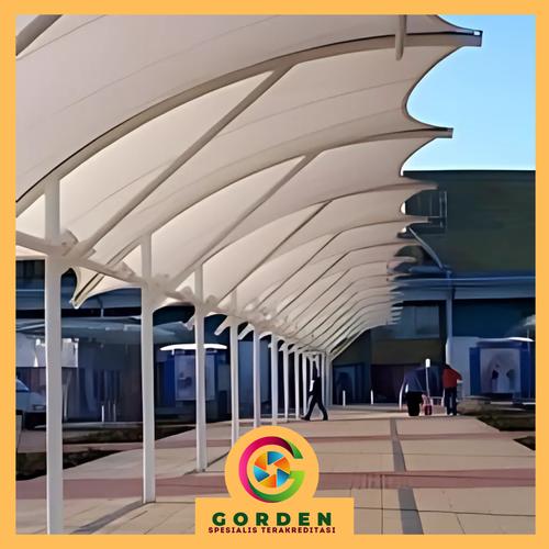 Jual Atap Kanopi Membran - Tensile Membran / Free Design dan pengukuran ...