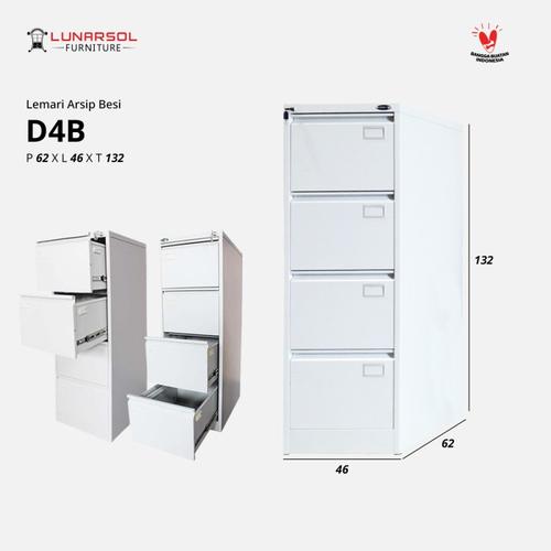 Jual Rak Lemari File Kantor Office Cabinet Besi 4 Laci - Dengan rakit ...