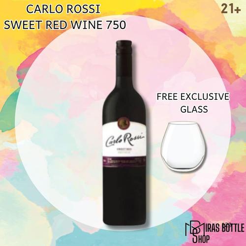 Jual CARLO ROSSI SWEET RED WINE 750 ROSI AMERICAN USA SWEETRED ROSS ...
