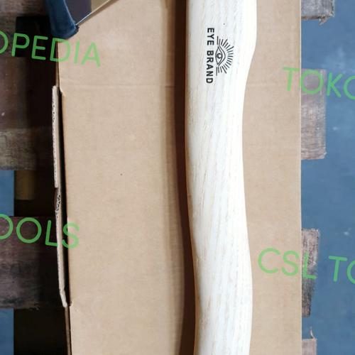 Jual Kampak Mas Tajam Cap Mata 600Gram / Kampak Gagang Kayu Cap Mata ...
