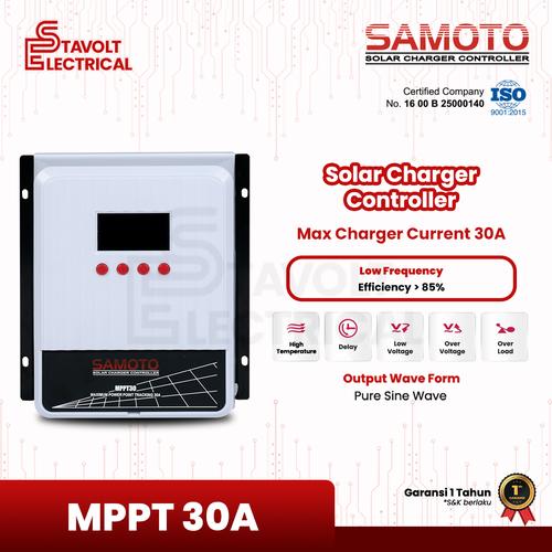 Promo SAMOTO MPPT30 Solar Charge Controller 30A SCC PV Solar Panel ...