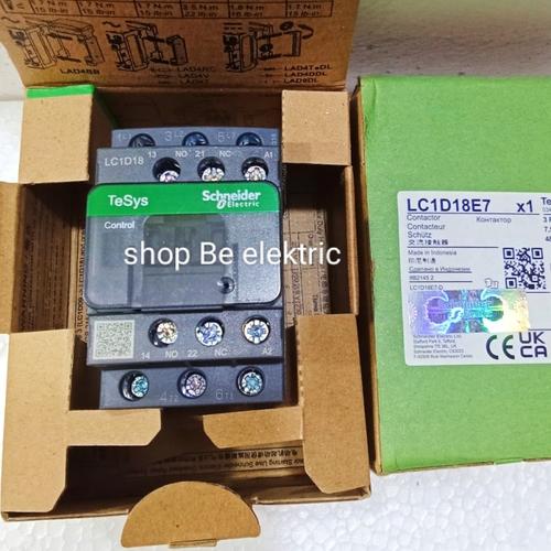 Promo contactor Schneider lc1d18E7 48v 3phase - Jakarta Barat - shop Be ...
