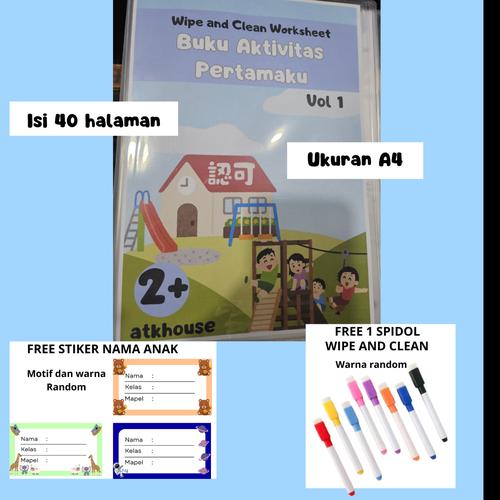 Jual Buku Aktivitas Pertamaku untuk Anak 2+ isi 40halaman / Worksheet ...