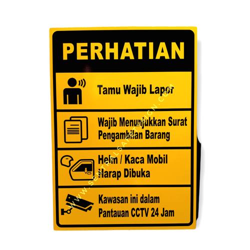 Jual Rambu Himbauan Masuk Perumahan 90cm x 60cm - Jakarta Barat ...