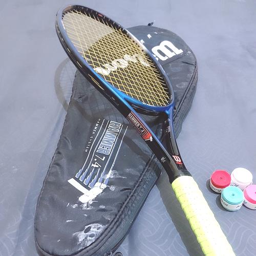 Jual RAKET TENIS ORIGINAL WILSON HAMMER 7.4 HAMMER SYSTEM BEKAS MASIH ...