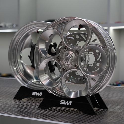 Jual Velg Marus W225 Custom FULL BRUSHED 12inc Front & Rear Vespa GTS ...