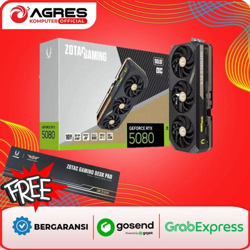 Promo ZOTAC VGA GAMING GEFORCE RTX 5080 SOLID OC 16GB GDDR7 - VGA 5080 ...