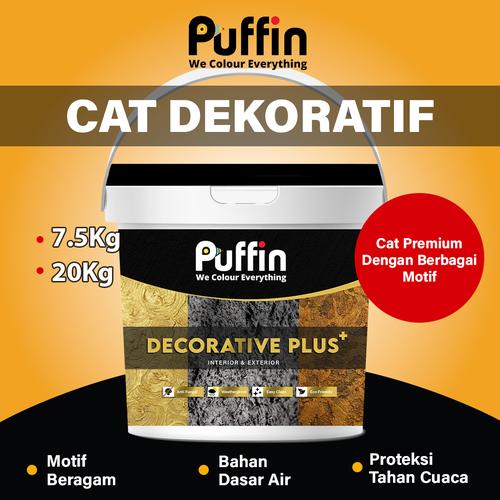 Jual Cat Texture Puffin Art Decorative Plus 7,5Kg dan 30Kg - DP-K004, 7 ...