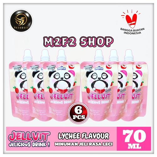 Jual Donald Jellvit Jelicious Drink Lychee Flavor | Minuman Jelly Rasa ...