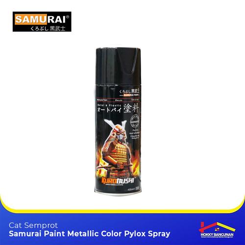 Jual [METALIC COLOURS] SAMURAI PAINT PYLOX SPRAY 400ml | WARNA DASAR ...