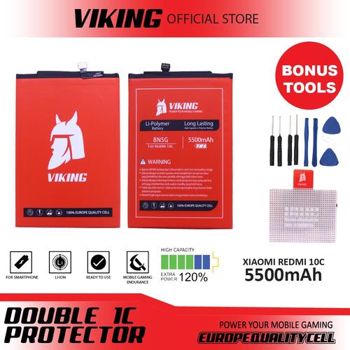 Promo VIKING Baterai Xiaomi Redmi 10c BN5G Double Power - Jakarta Pusat ...