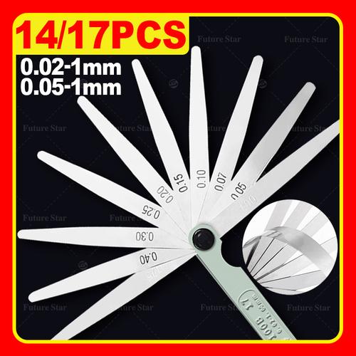 Promo 17 Blade Combination Feeler Gauge Set Metric / Kunci Stel Klep / Fuller Setelan Klep / 14 ...