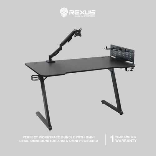 Promo Rexus Omni RXB-147 Bundle Meja Gaming Desk - Include Pegboard ...