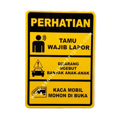 Jual Rambu Himbauan Informasi Masuk Perumahan 70cm x 50cm - Jakarta ...