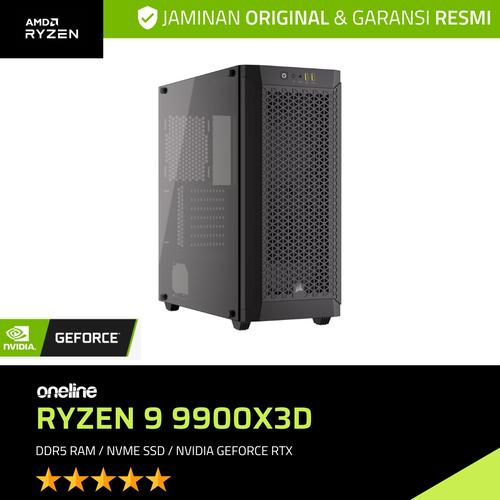 Promo PC RAKITAN Gaming Design | Ryzen 9 9900X3D / DDR5 / GeForce RTX ...