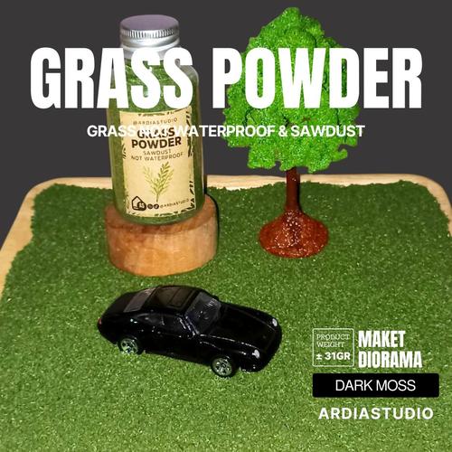 Jual serbuk rumput tabur diorama maket grass powder diorama maket ...