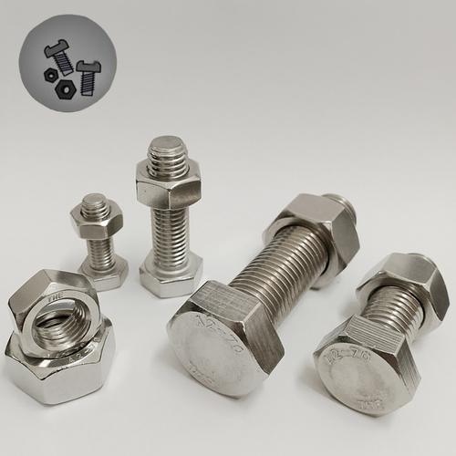 Jual Baut Mur Hex M6 x 70 Stainless Steel Stell 304 / BM M6x70 SS304 ...