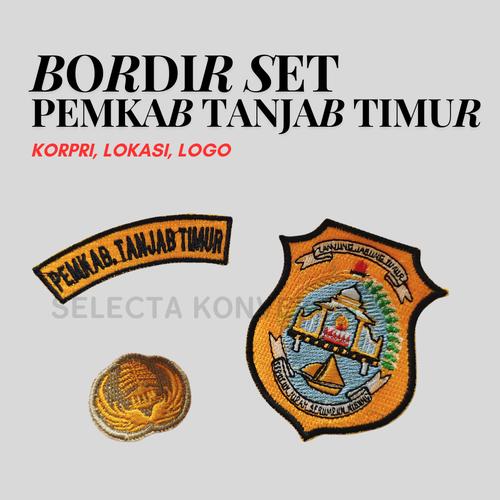 Jual Bordir Logo Patch Pemkab Tanjung Jabung Timur Selecta Konveksi ...