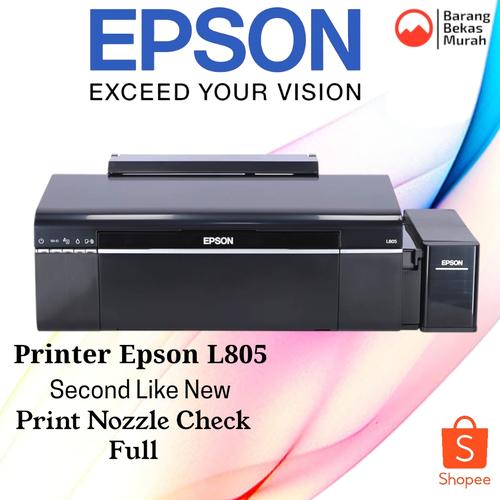 Jual PRINTER EPSON L805 ID CARD PRINTER CETAK FOTO 6 TINTA - Kota Serang - Nando kursi | Tokopedia