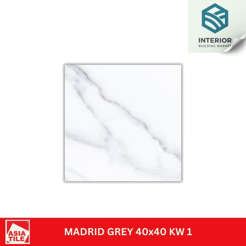 Jual Keramik Lantai Asia Tile Madrid Grey 40x40 cm Kw 1 - Kab ...