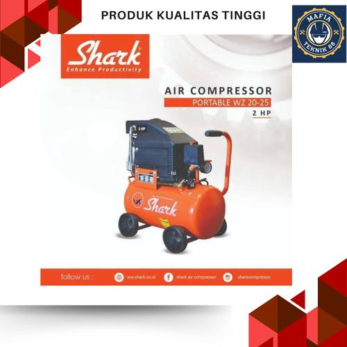 Jual Kompresor Listrik portabel 2 HP SHARK MZ-2025 25Liter - Kota ...