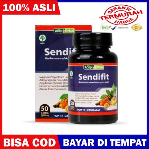 Jual Sendifit Obat Sendi Vitamin Otot Kapsul Tulang Lutut Herbal BPOM ...