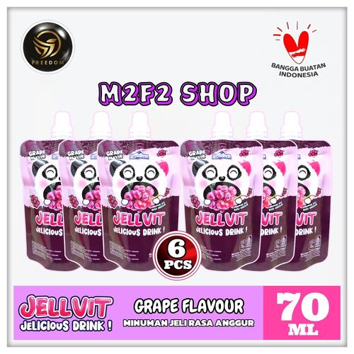 Jual Donald Jellvit Jelicious Drink Grape Flavor | Minuman Jelly Rasa ...