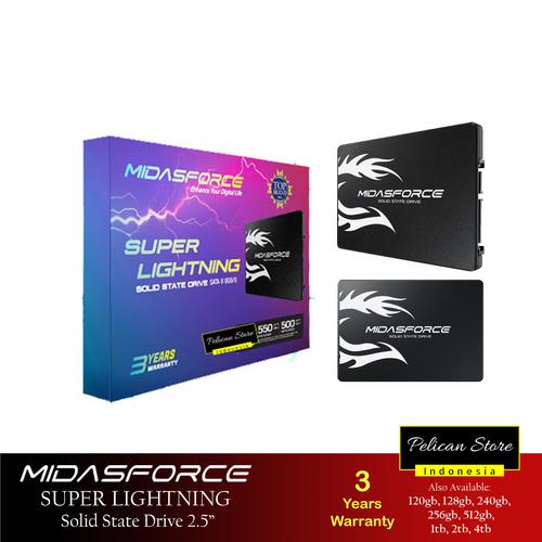 Jual SSD MIDASFORCE SUPER LIGHTNING 256GB - SSD + baut(x4) - Jakarta ...