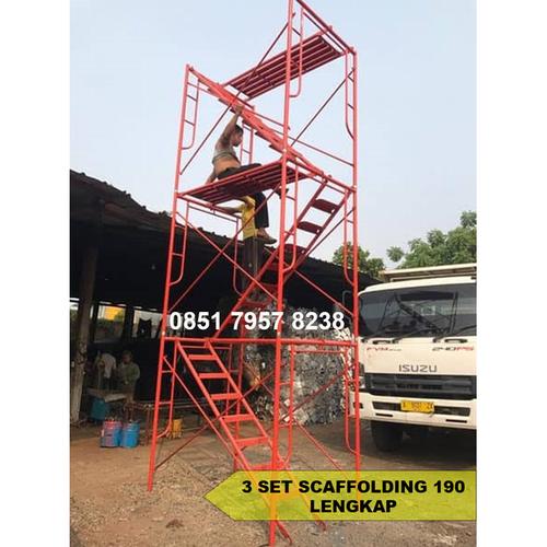 Jual SCAFFOLDING STEGER SET KOMPLIT MAIN FRAME 190 - BARU SNI - LENGKAP ...