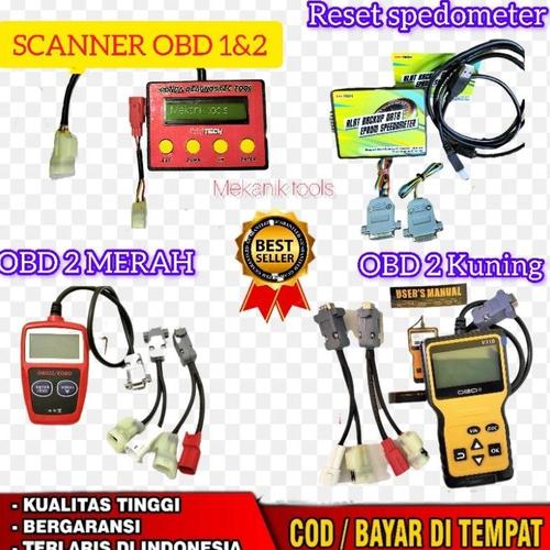 Jual READY Alat Scanner Motor injeksi OBD 1 & 2 Multitester Motor ...