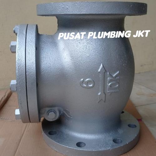 Jual Swing Check Valve 6" inch Jis 10K / Cek Valve Jis 10k 6" inch ...