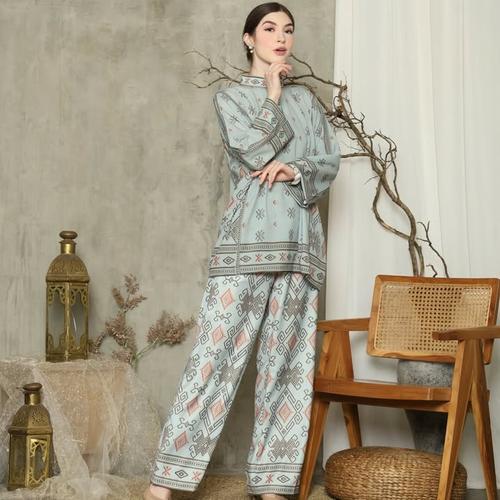 Jual Setelan Batik Wanita One Set Batik Setcel Batik Wanita Atasan ...