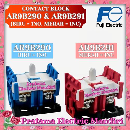 Jual Contact Block NO NC (AR9B290, AR9B291) AR22 AR30 Series FUJI ...
