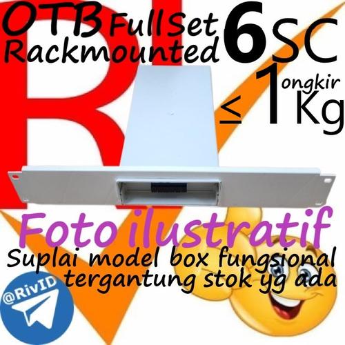 Promo OTB ODF Roset 6C SC Rack Wall Mount SET 6 Core Bracket Adapter ...