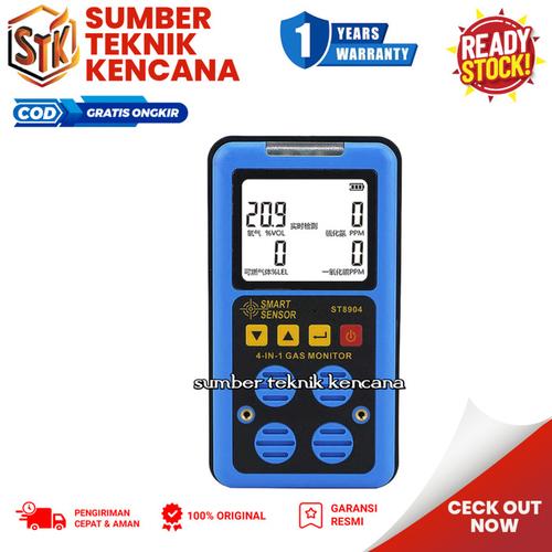 Jual Gas Detector Smart Sertifikat Kalibrasi CO O2 H2S LEL Smart Sensor ...