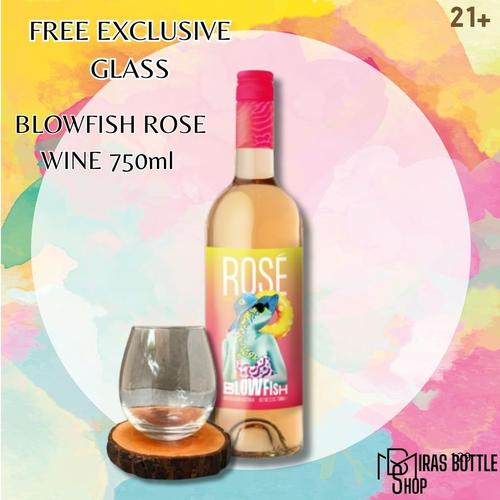Jual BLOWFISH ROSE WINE 750ml AUSTRALIA BLOW FISH PINK 750 ml MEDIUM ...